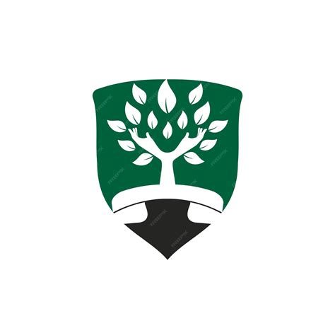 Premium Vector Handset And Hand Tree Icon Logo Design Template