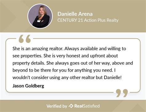 Verifiedbyrealsatisfied Danielle Arena