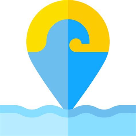 Wave Basic Straight Flat Icon