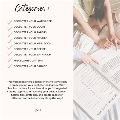 Declutter Workbook Printable Digital Guide For The Ultimate Declutter Challenge Transform Your