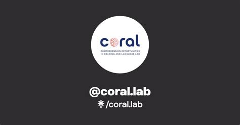 Coral Lab Instagram Facebook Linktree