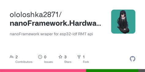 Github Ololoshka2871nanoframeworkhardwareesp32rmt Nanoframework
