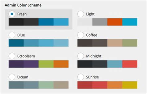Customize WordPress Admin Color Scheme