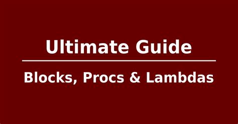 Ruby De Block And Proc And Lambda And Closure Nedir By Ata Günay Fazla