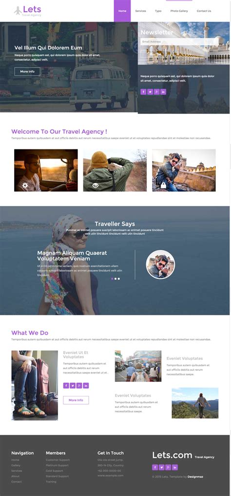 10 Best Free Travel Hotel Html5 Templates Designmaz