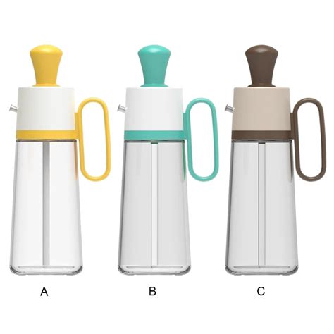 브러쉬가 있는 오일병 카페 레스토랑 주방 식초 정리 디스펜서 용기 세탁 가능한 조리기구 용품 Aliexpress