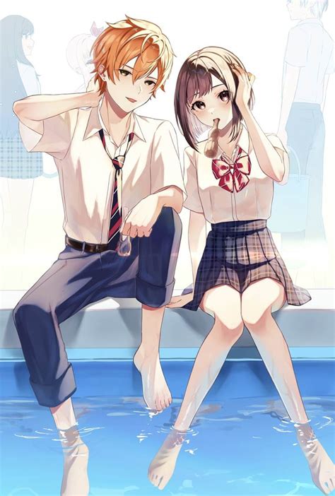 Project Sekai Shinonome Ena Shinonome Akito Pool Ice Cream Barefoot