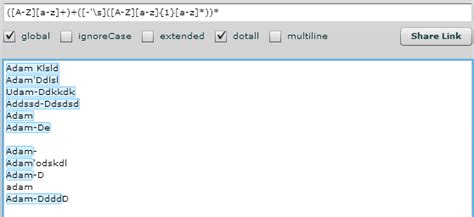 PHP Regex For Full Names In A Specific Format Stack Overflow