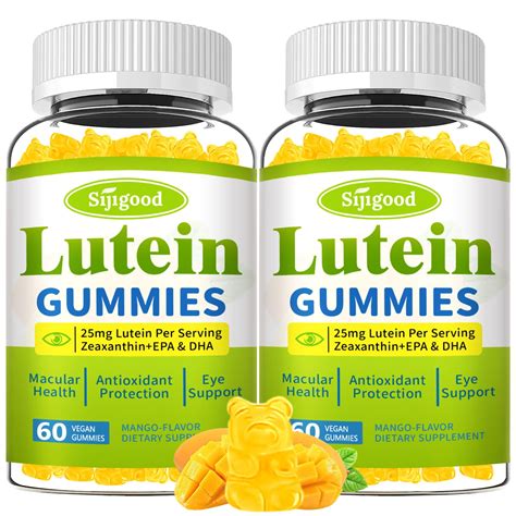 Gomitas De Luteína Sijigood Eye Vitaminas Con Zeaxantina 120 Unidades