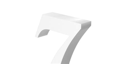 Classic Number 7 3d Incl Number And Sign Envato Elements