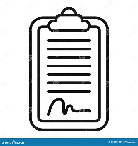 Check Data User Icon Outline Vector Human Security Stock Vector