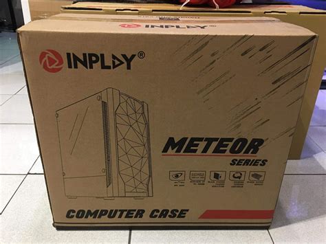 Inplay Meteor 03 Atx Microatx Mini Itx Tempered Glass Pc Case Black On Carousell