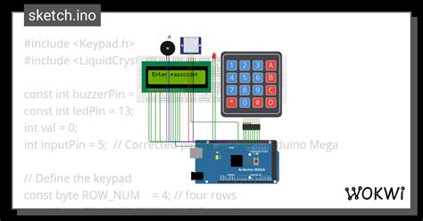 Security Alarm Wokwi Esp32 Stm32 Arduino Simulator