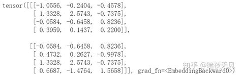 无脑入门pytorch系列一 nn embedding 知乎 无脑入门pytorch系列一 nn embedding 知乎