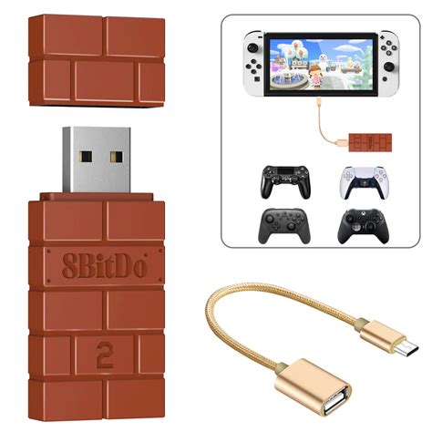 BitDo USB Wireless Controller Adapter Converter Dongle GAMESQ Com