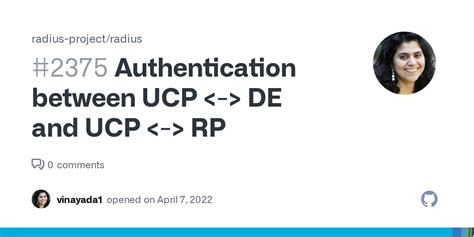 Authentication Between Ucp De And Ucp Rp · Issue 2375 · Radius Projectradius · Github