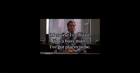 American Psycho Patrick Bateman Sex Busy Man Sigma Funny Meme