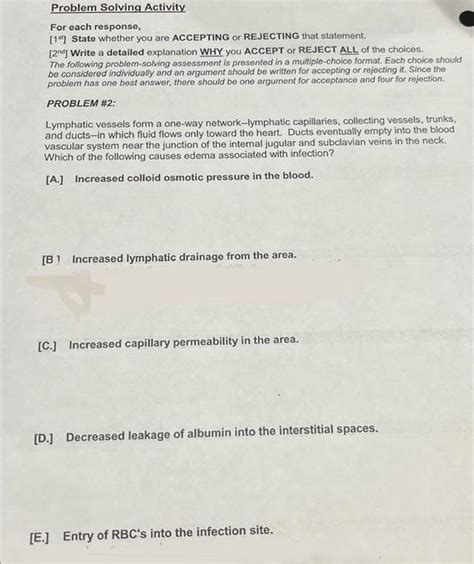Solved Problem Solving Activity For Each Response [11]]