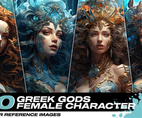 Artstation 100 Greek Gods Female Characters Illustrations 8k
