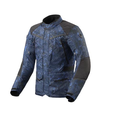 Rev It Voltiac H O Jacket Camo Blue FJT Jackets MotoStorm