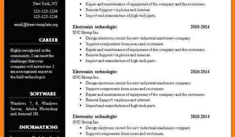Free Download Resume Format Word Document 6 Cv Format Word Free Download Theorynpractice
