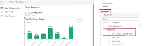 Measure Input Control In SAP Analytics Cloud