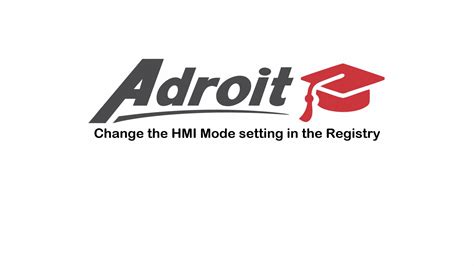 Developing HMI Mode Projects With Full Mode Software SmartUI Features Discussions Tips