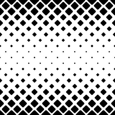 Monochrome Abstract Square Pattern Background Black And White Geometric Vector Design From