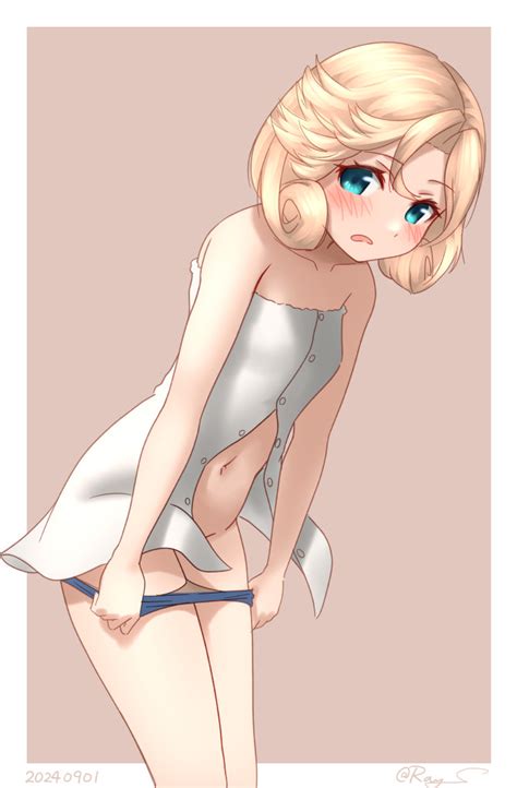 Ray S Janus Kancolle Kantai Collection Commentary Request Girl Blonde Hair Blue Eyes