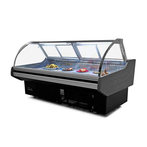 Danfoss Compressor Deli Display Refrigerator Meat Counter Display Fridge