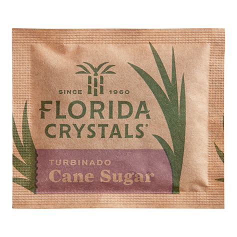 Florida Crystals Turbinado Cane Sugar 4 5 Gram Packets 1200 Case
