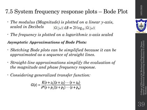 Chapter 7 Frequency Response Control Systemspptx