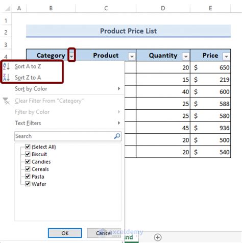 How To Undo Sort In Excel Methods ExcelDemy