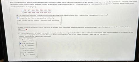 Solved Solve Part B Solve For T And P Value And Part D