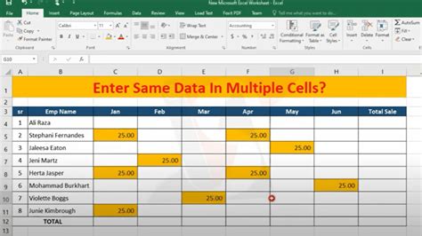 How To Add Same Data Into Multiple Cells In Excel Itsolzone