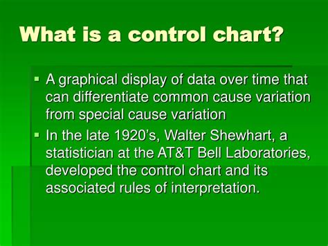 PPT Introduction To Control Charts PowerPoint Presentation Free Download ID