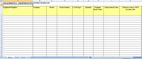 Excel Inventory Template 546741
