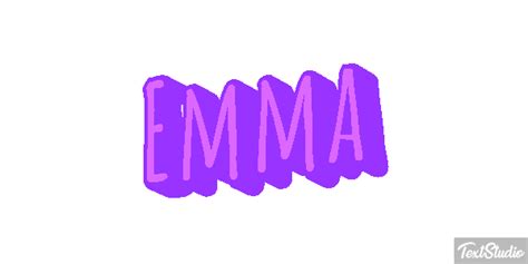 Emma Name Animated  Logo Designs
