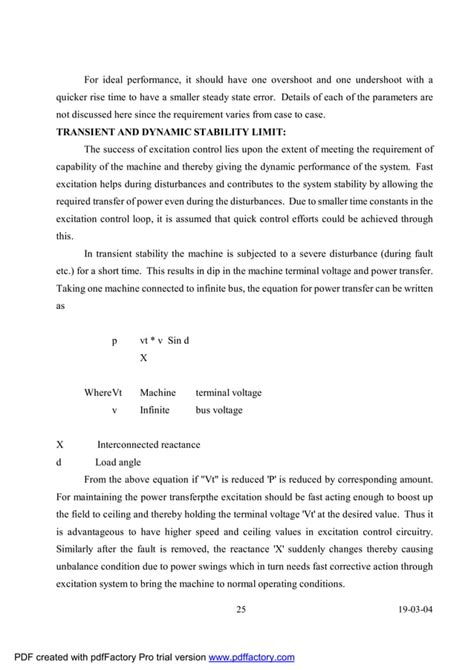 Static Excitation System Pdf