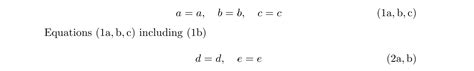 Citing Multiple Aligned Equations With One Compact Label Tex