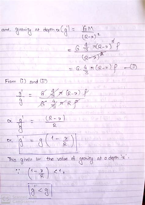 Variation Of Acceleration Due To Gravity G Class Eleven Physics