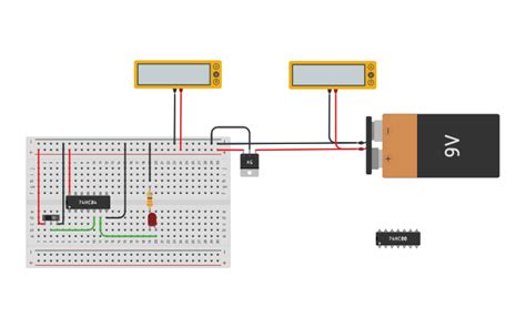 Circuit Design 2022 Ci 7404 Not Tinkercad