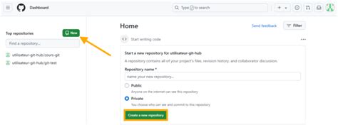 configurer un dépôt git local pour utiliser un dépôt github