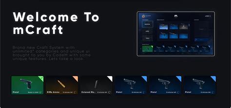 CodeM MCraft Advanced Craft System ESX QB FiveM Releases Cfx Re Community