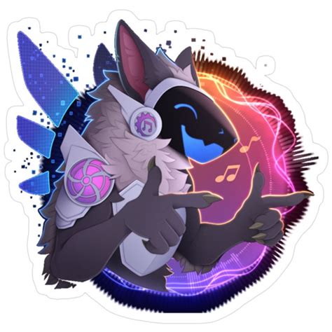 Disco Protogen Sticker In 2025 Furry Art Anthro Furry Anime Furry