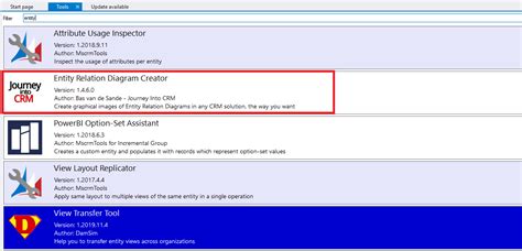 XrmToolBox Dataverse Export Entity Relation Diagram Dynamics Chronicles