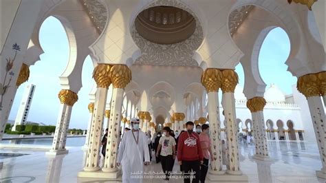 جامع الشيخ زايد الكبير يستقبل 141 شخصًا من المسلمين الجدد من دار زايد