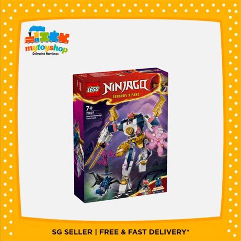 Lego 71807 Ninjago Soras Elemental Tech Mech Shopee Singapore
