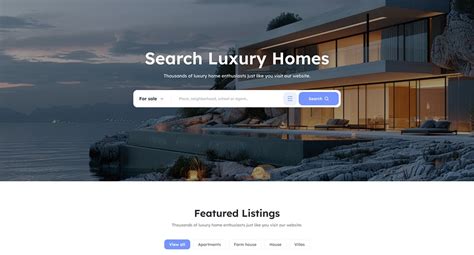 Proty Real Estate React Nextjs Template Site Templates Ft Real