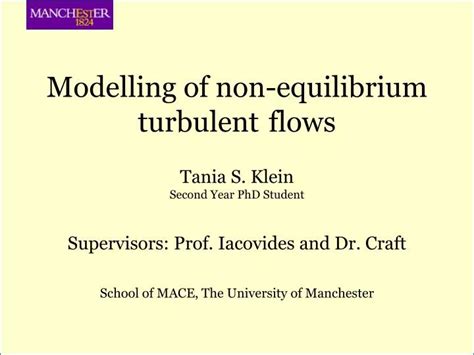PPT Modelling Of Non Equilibrium Turbulent Flows PowerPoint Presentation ID